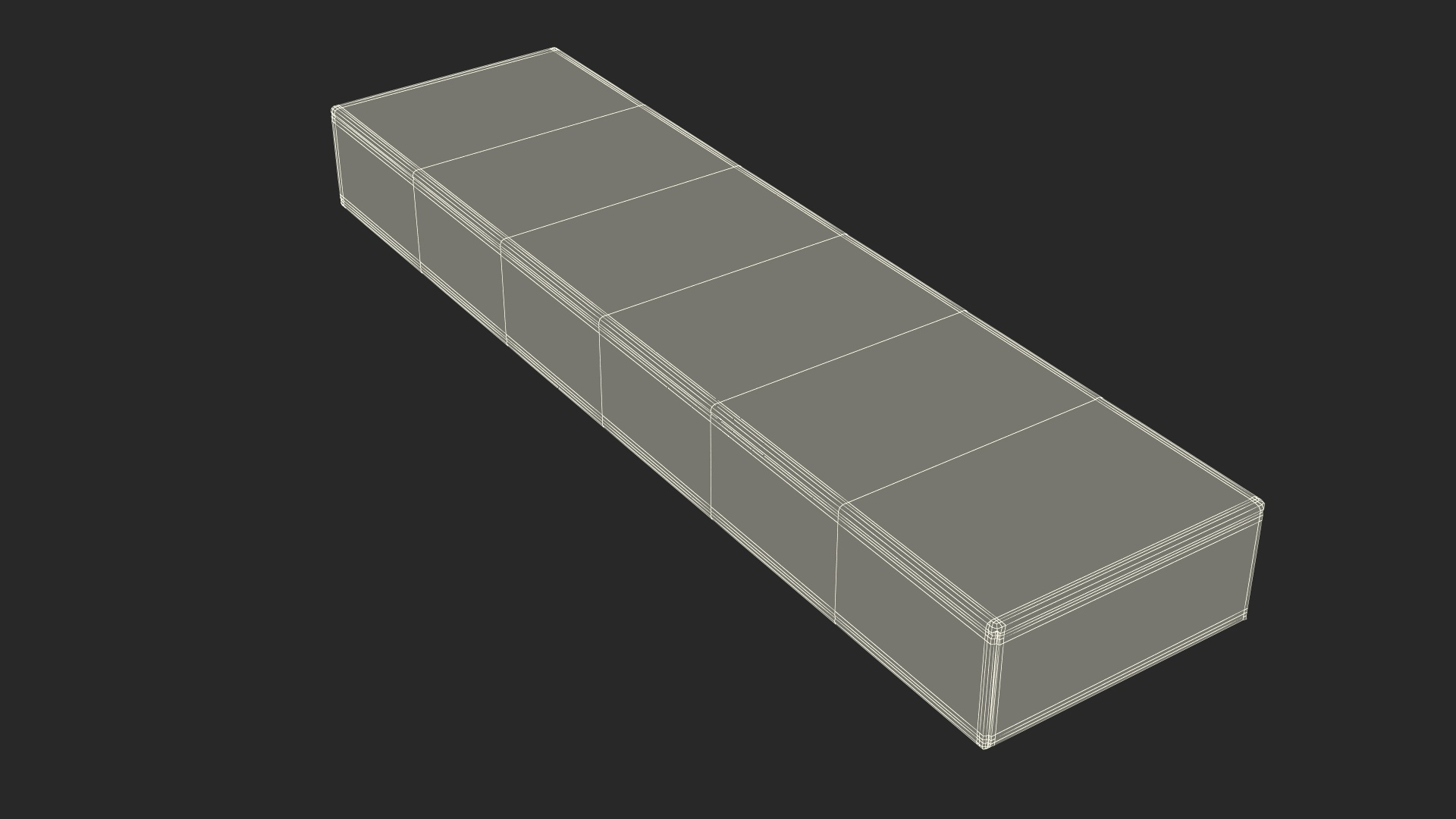 Narrow Long Box 3D Model - TurboSquid 2213179