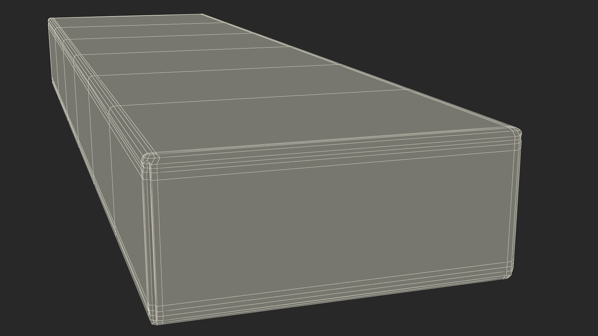 Narrow Long Box 3D Model - TurboSquid 2213179