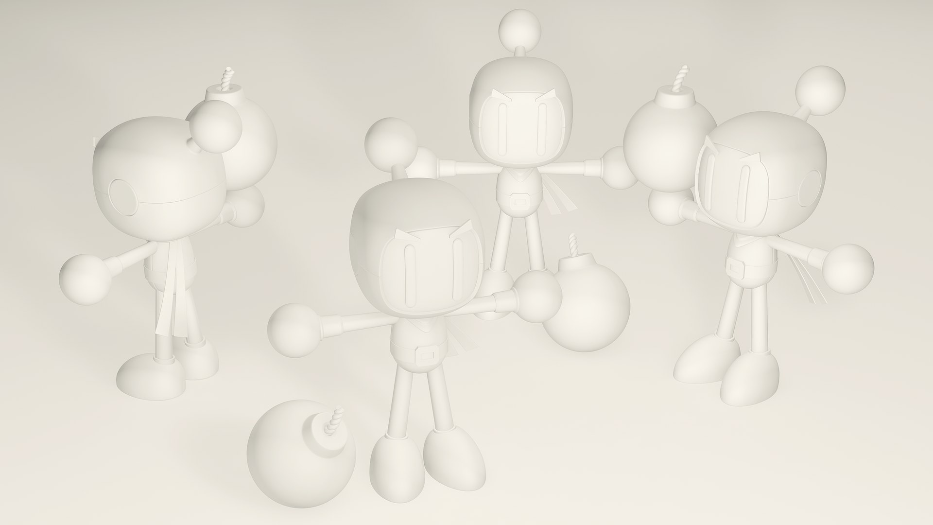 3D Bomberman Smashified Collection 8K model - TurboSquid 2157764