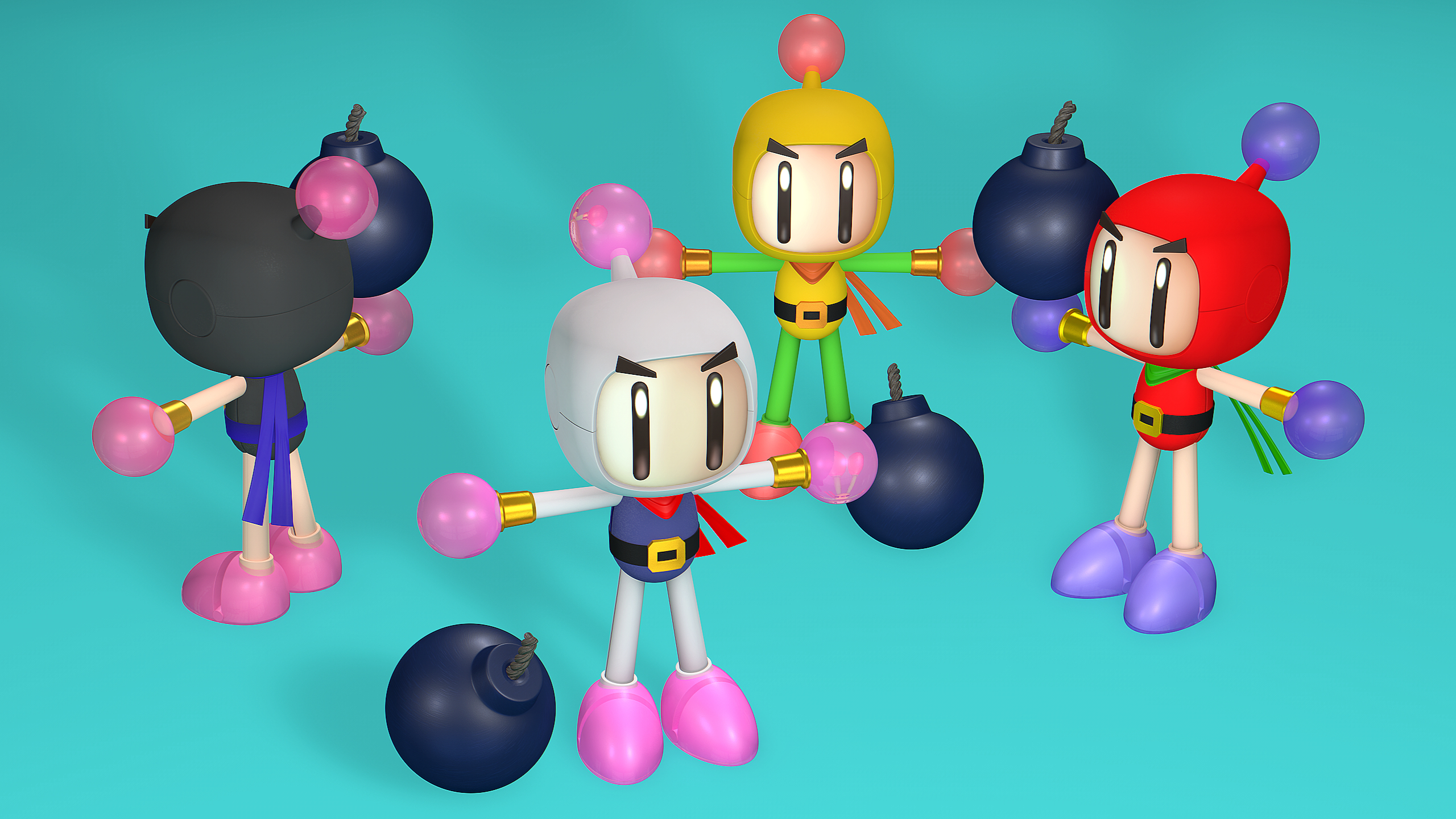 modelo 3d Colección Smashified de Bomberman 8K - TurboSquid 2157764