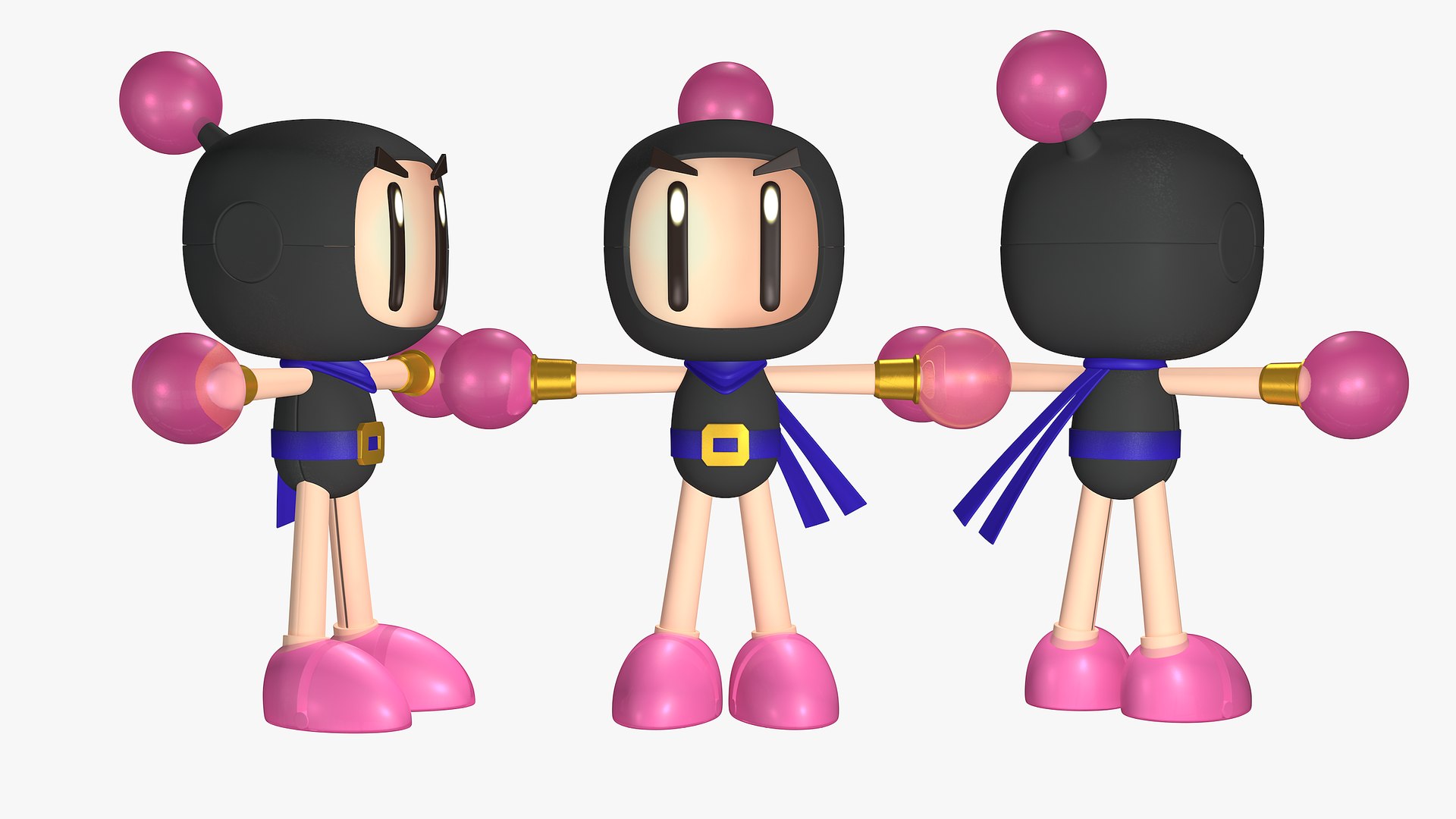 3D Bomberman Smashified Collection 8K model - TurboSquid 2157764