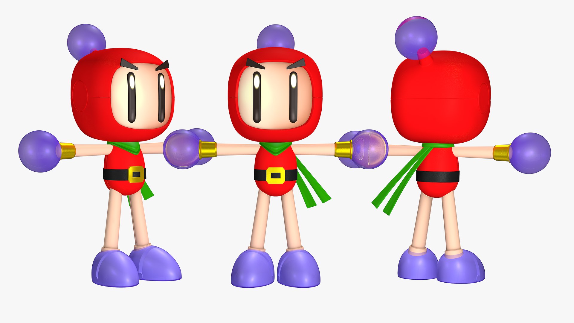 3D Bomberman Smashified Collection 8K model - TurboSquid 2157764