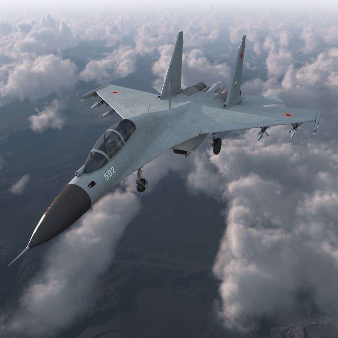 3d Su-30 2 Rigged