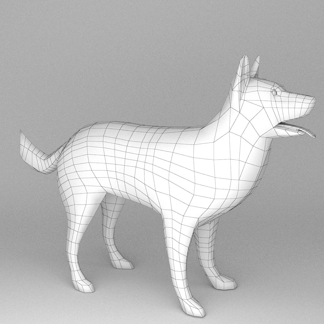 Dog Canine 3d Max