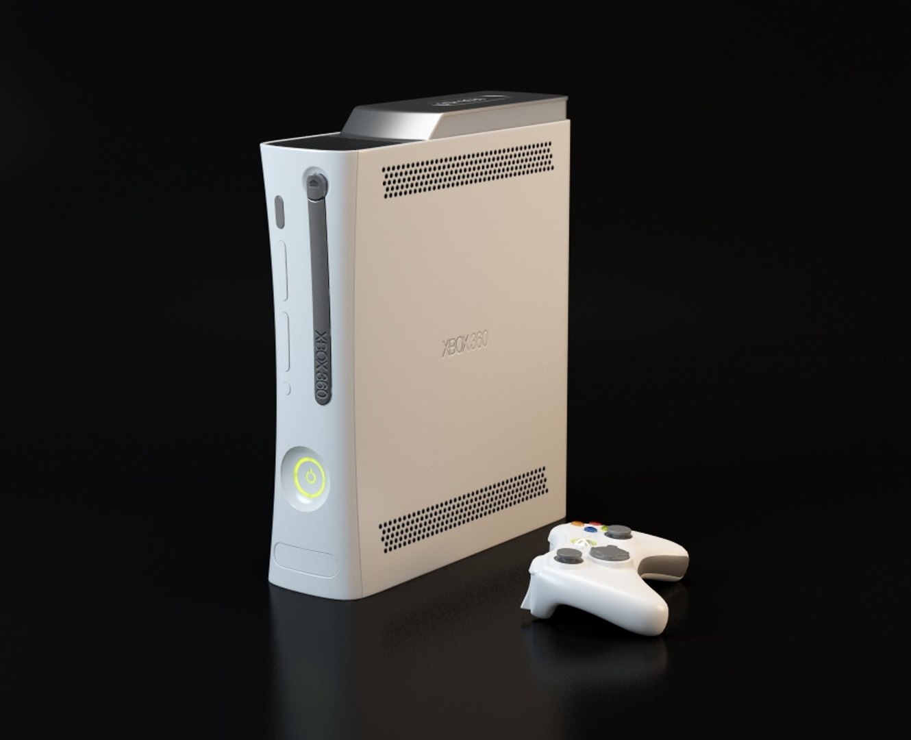 3d model of consoles microsoft xbox nintendo wii