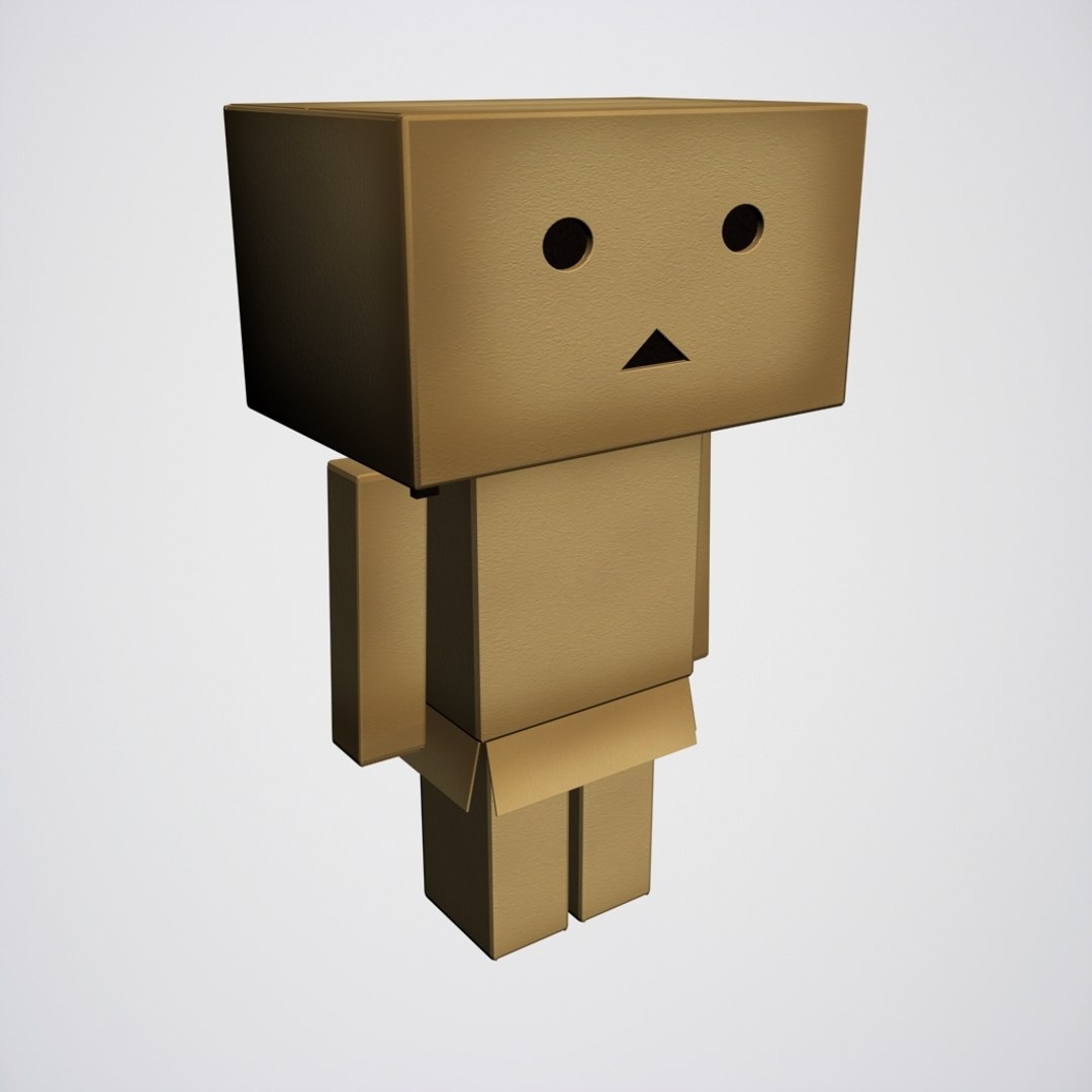 3d Model Box Man