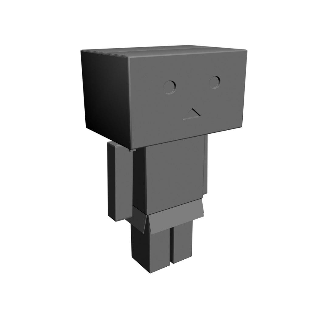 3d Model Box Man
