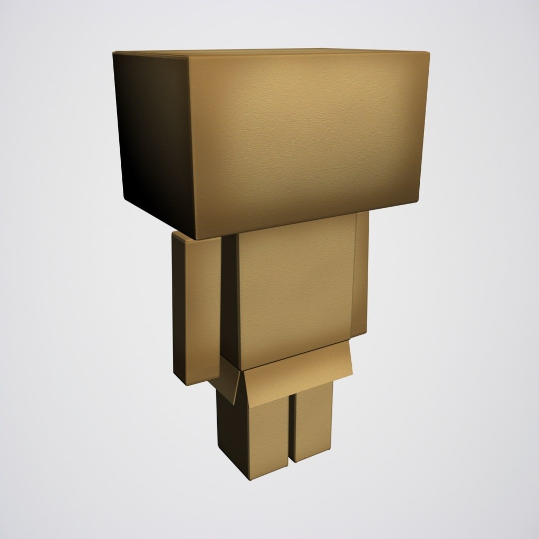 3d Model Box Man