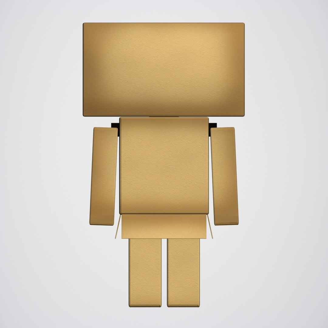 3d Model Box Man
