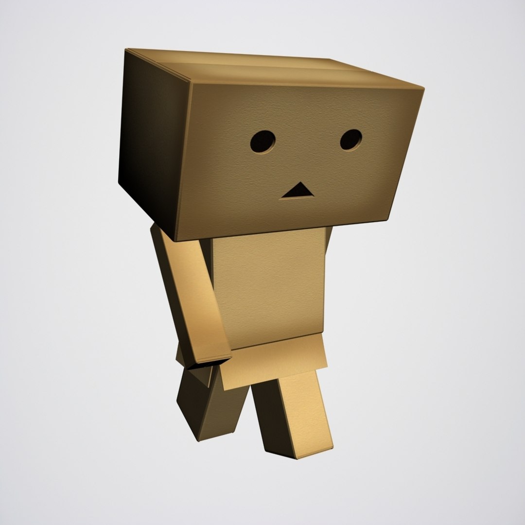 3d Model Box Man