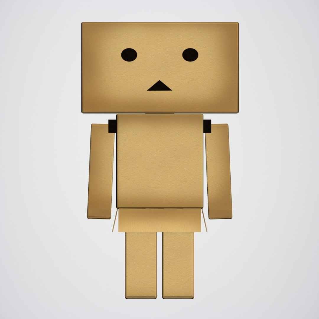 3d Model Box Man