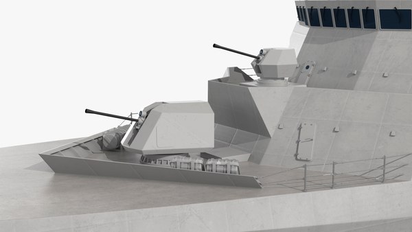 modelo 3d Fragata naval con helicóptero de transporte - TurboSquid 2315036