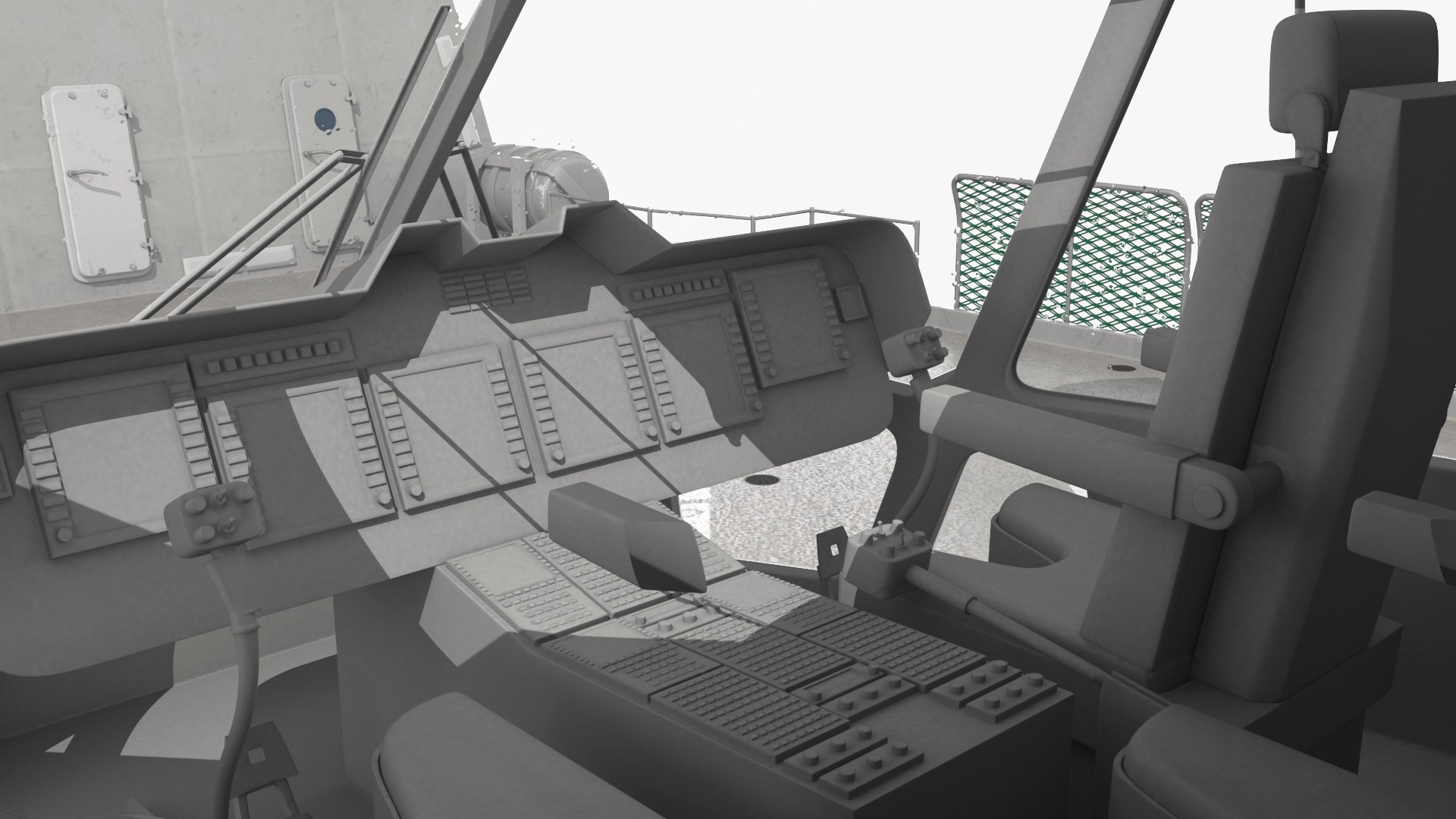 3D Naval Frigate With Transport Helicopter - TurboSquid 2315036