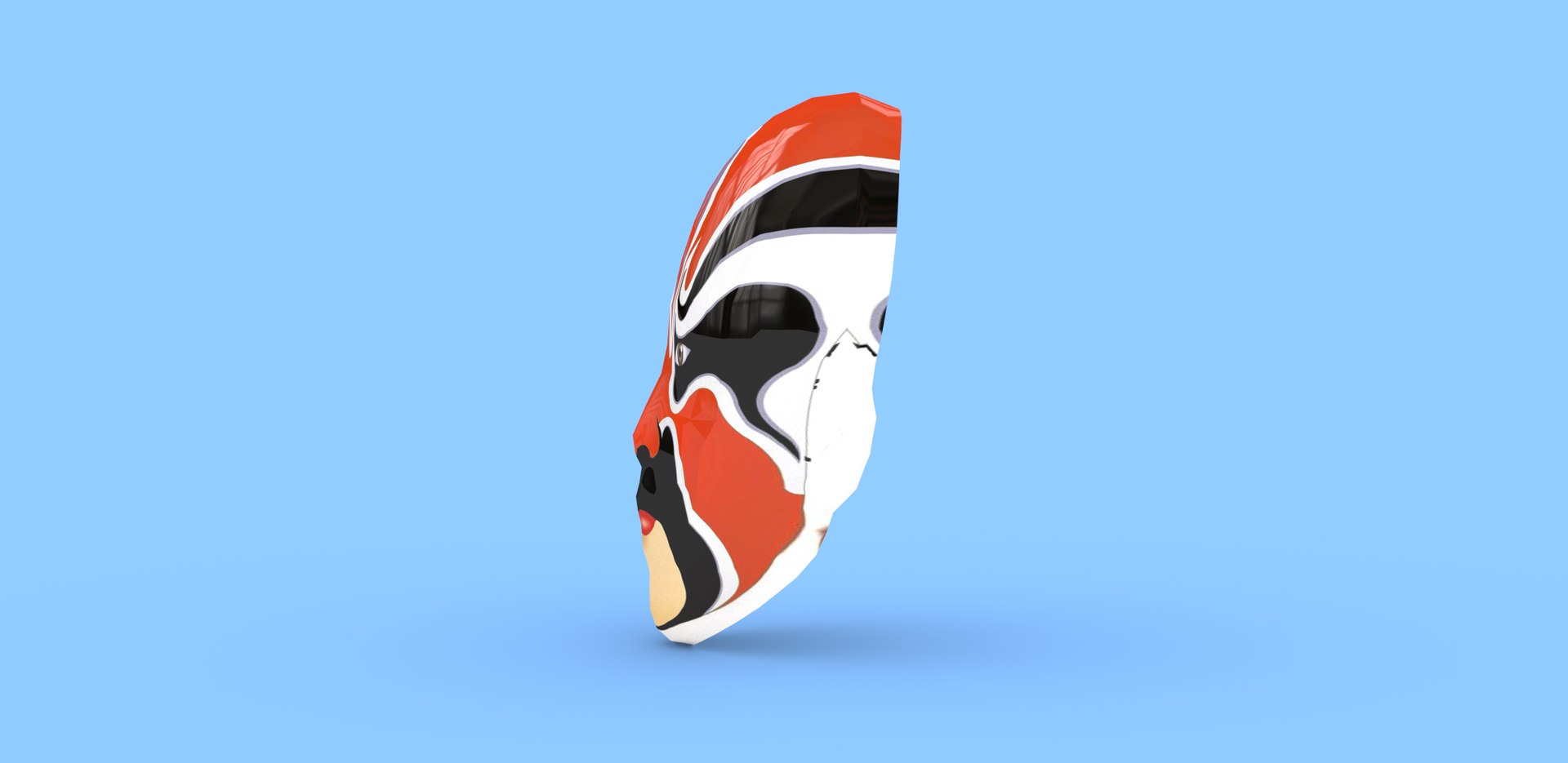 Beijing Opera Mask 3D Model - TurboSquid 2081150