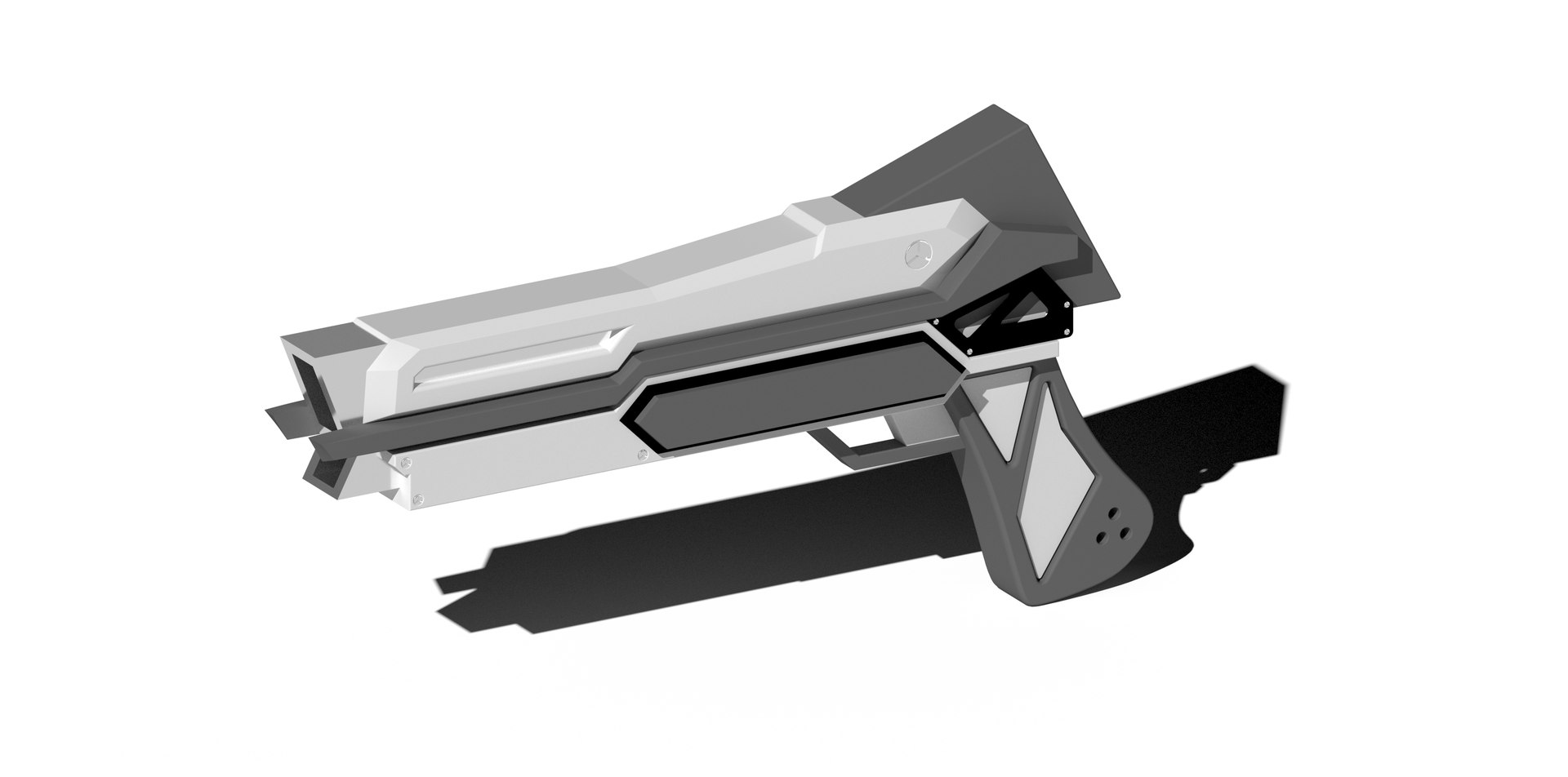 Mechanical Pistol 3D - TurboSquid 2269931