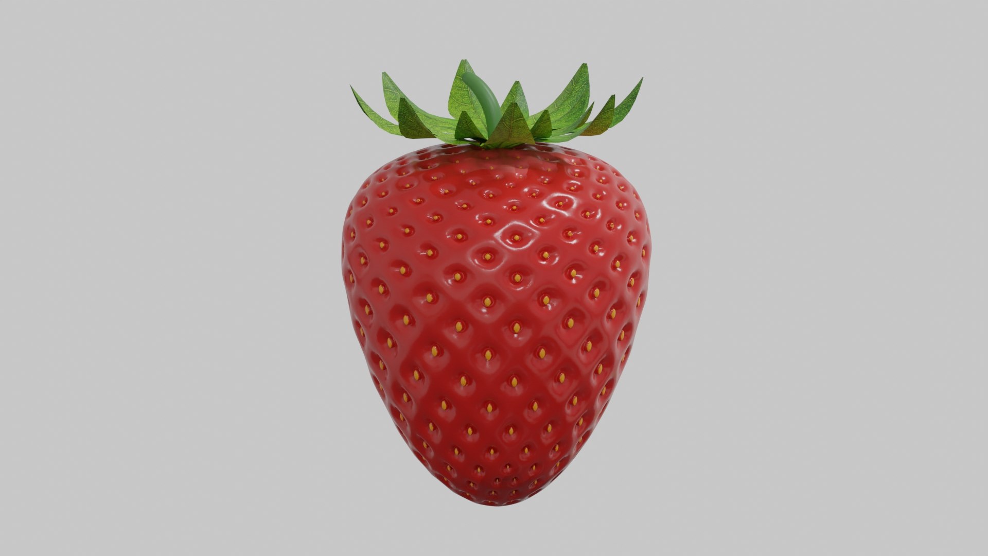 Free 3D Strawberry - TurboSquid 1962030