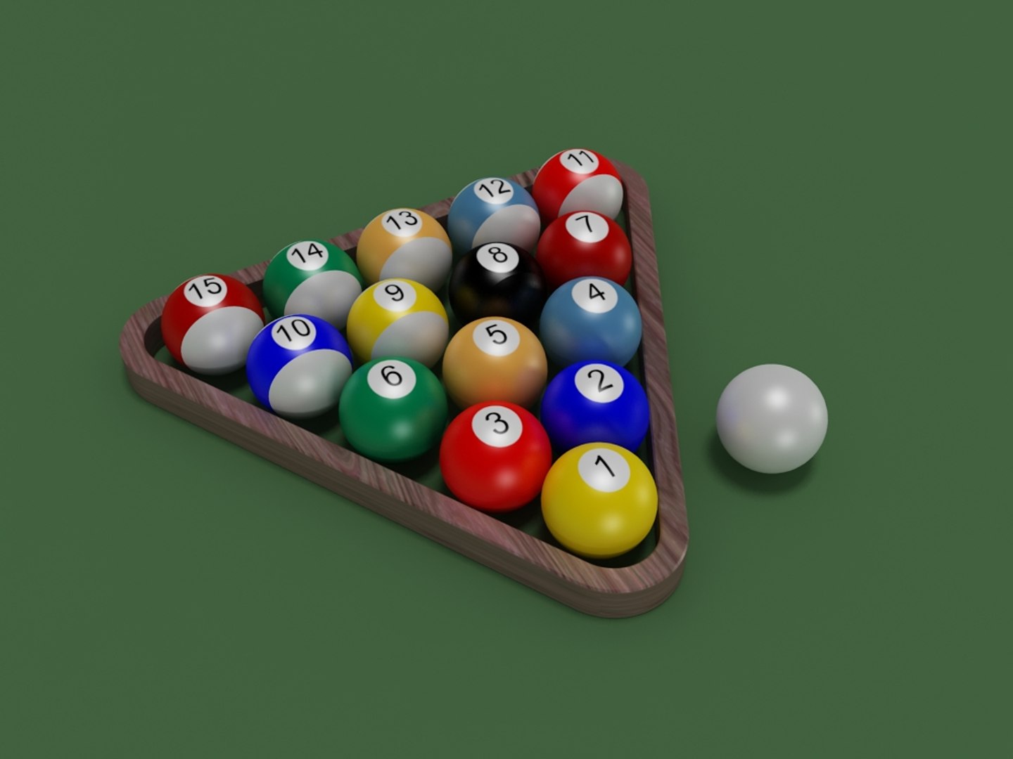 billiard ball obj
