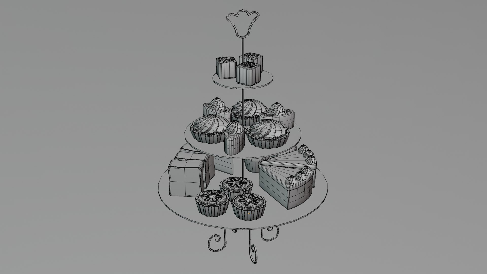 3D High Tea Cake Collection - TurboSquid 1938502