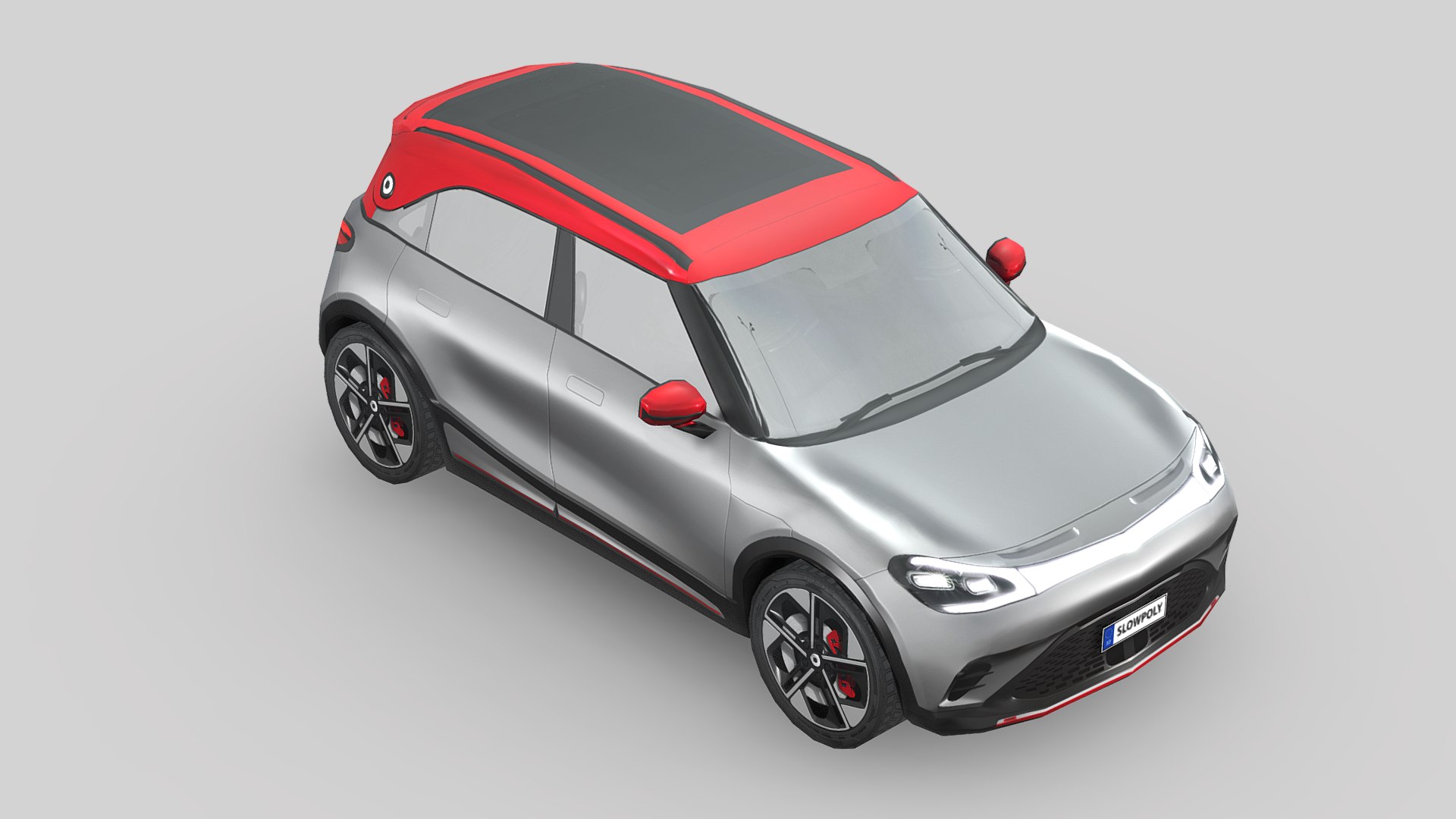 Smart 1 Brabus 3D Model - TurboSquid 2150413