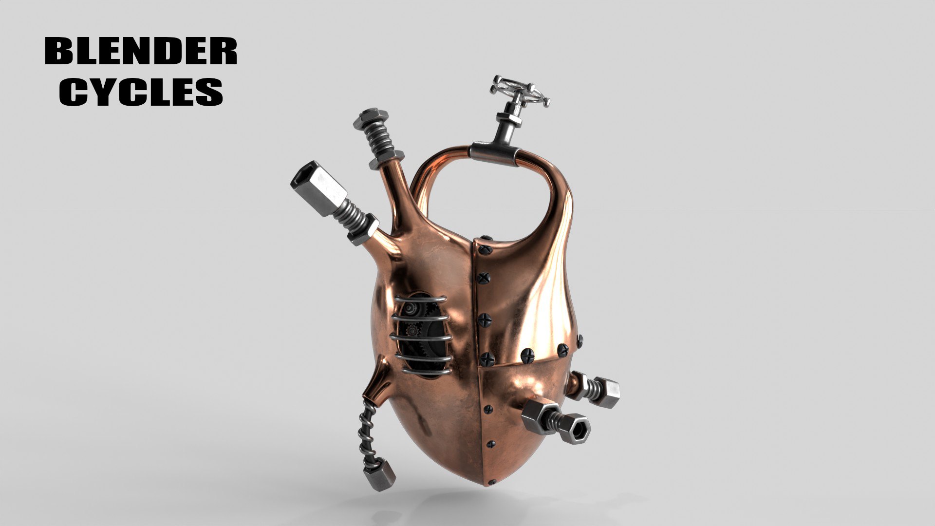 Steampunk Mechanical Heart 3D Model - TurboSquid 2015640