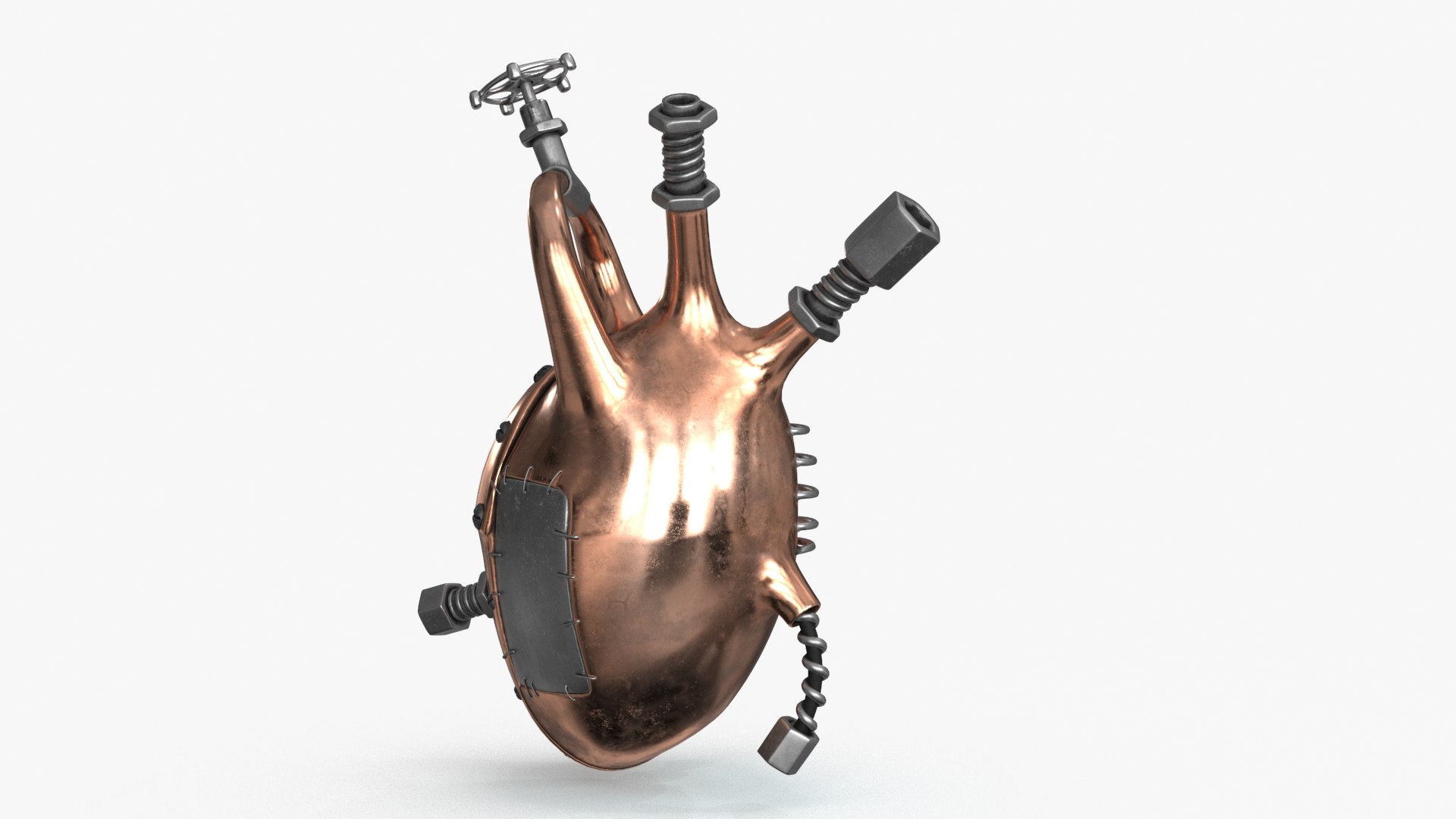 Steampunk Mechanical Heart 3D Model - TurboSquid 2015640