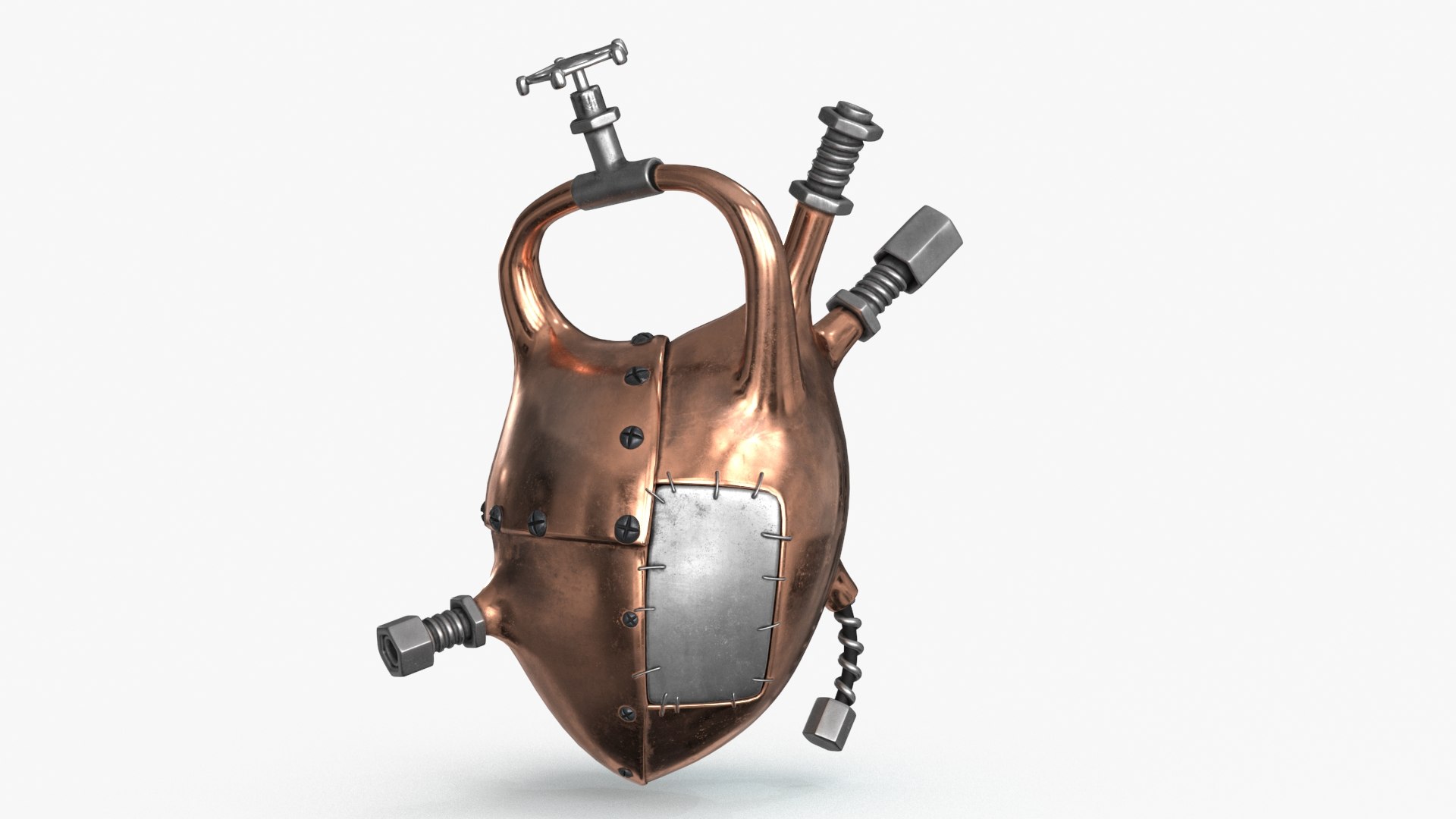 Steampunk Mechanical Heart 3D Model - TurboSquid 2015640
