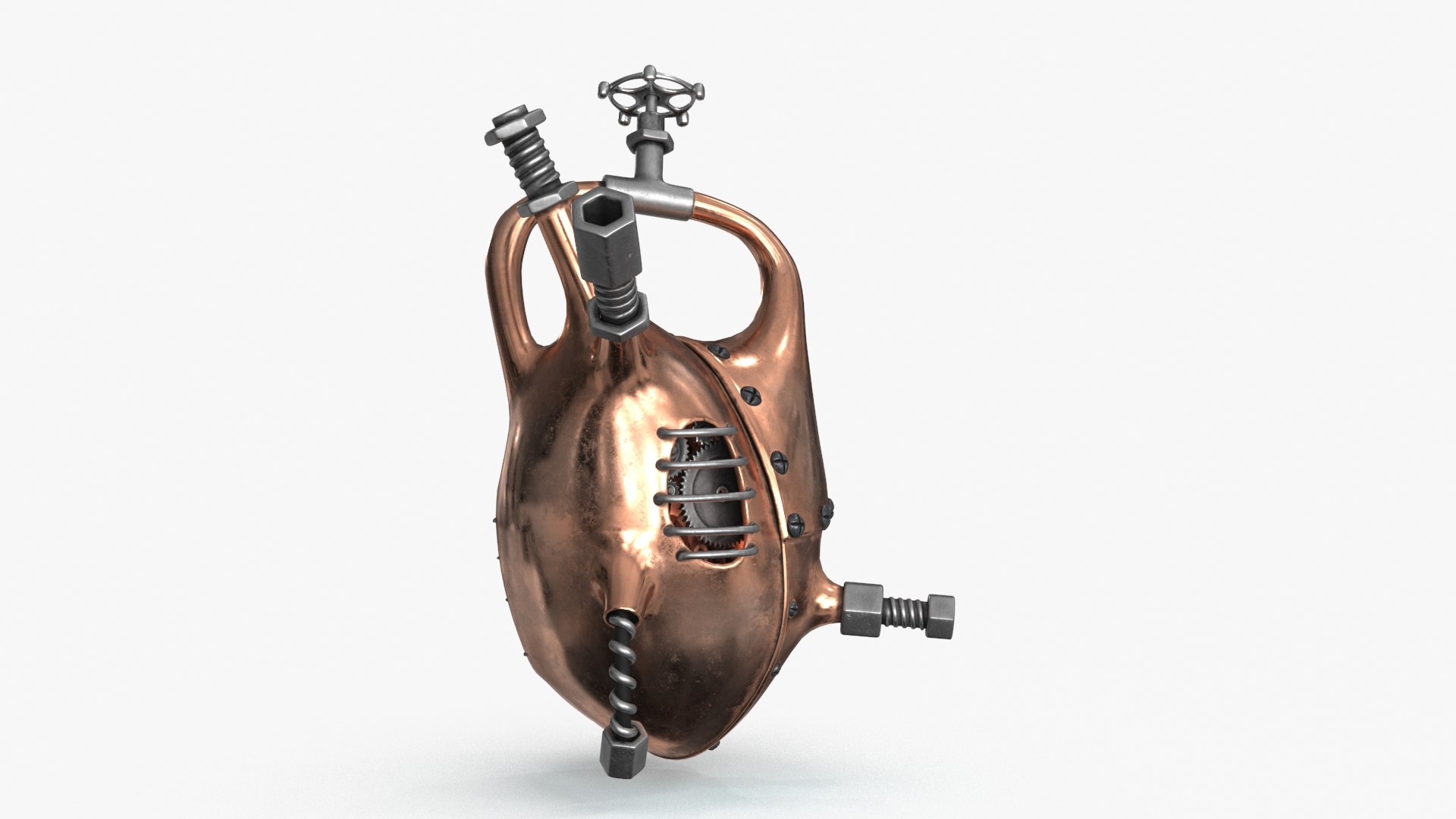Steampunk Mechanical Heart 3D Model - TurboSquid 2015640