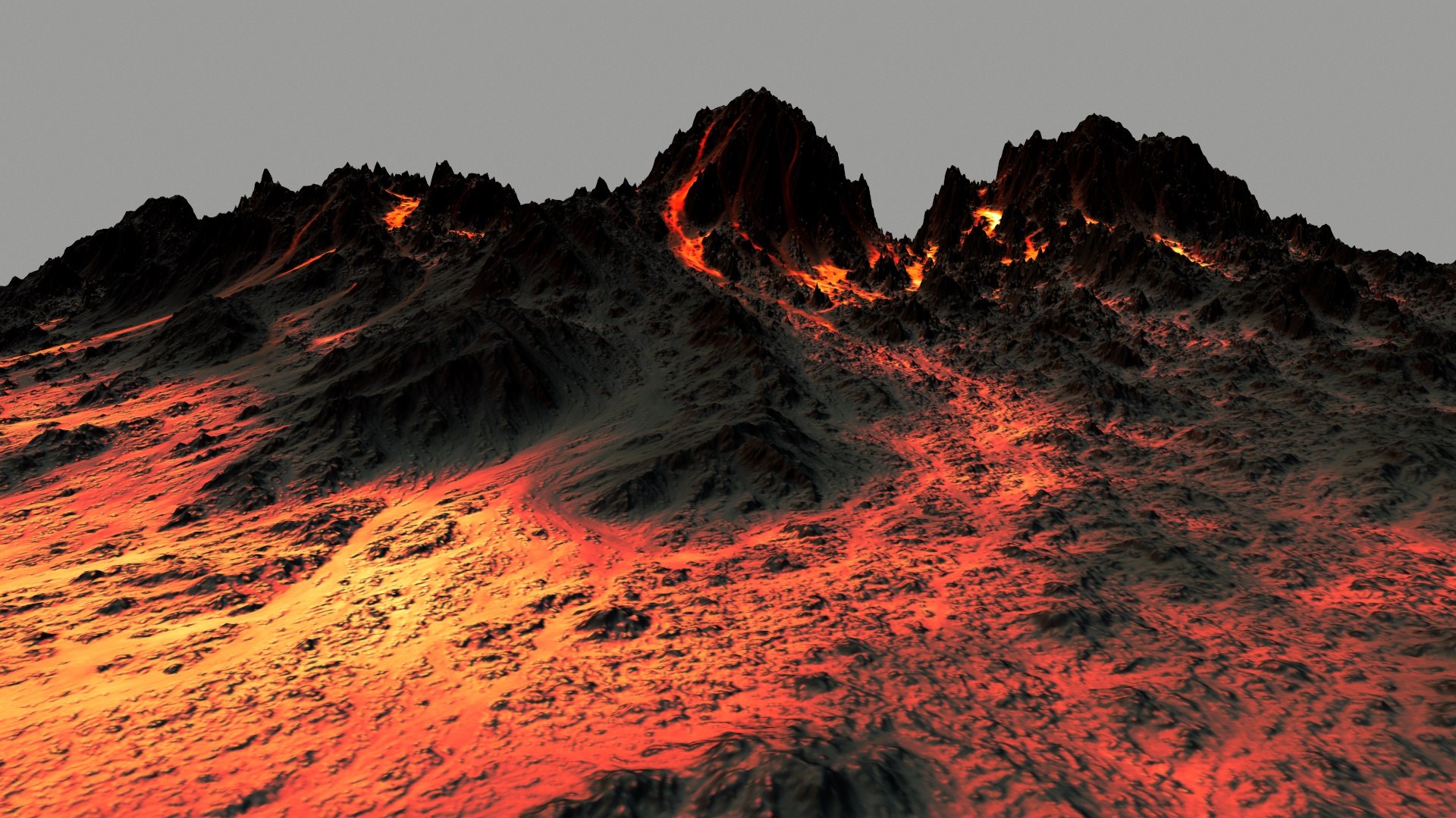 Volcano 3D Model - TurboSquid 1638205