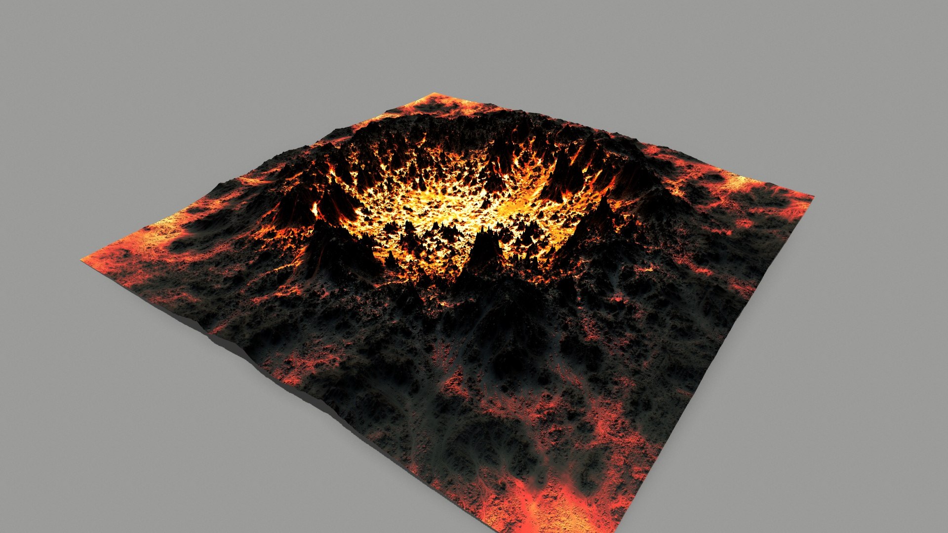 Volcano 3D Model - TurboSquid 1638205