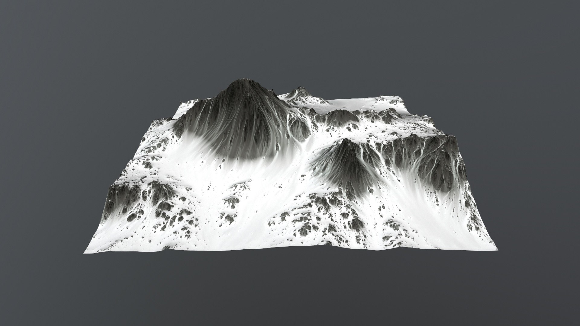 Snow Mountain model - TurboSquid 1964534