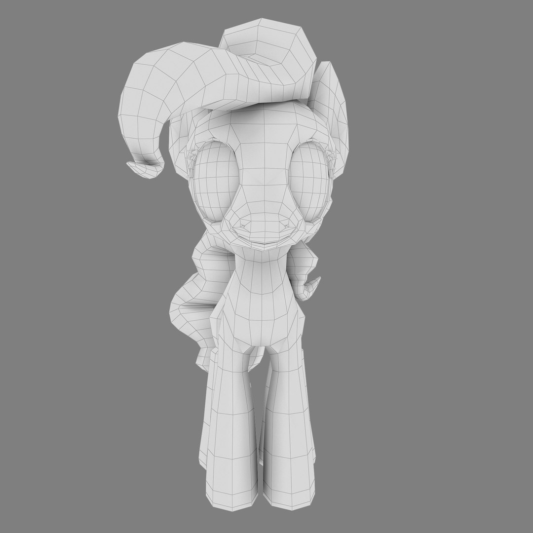 3d Little Pony Pinkie Pie Model