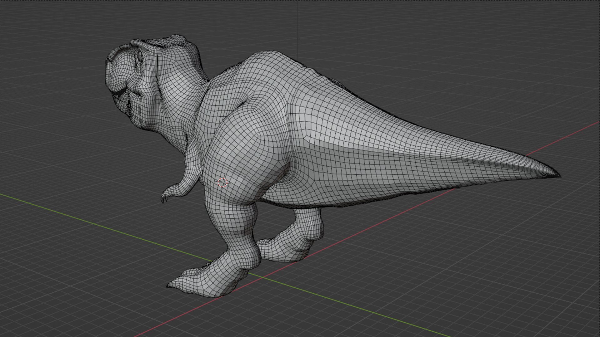 Tyrannosaurus Rex Dinosaur Rig Blender 3D Model - TurboSquid 2341562