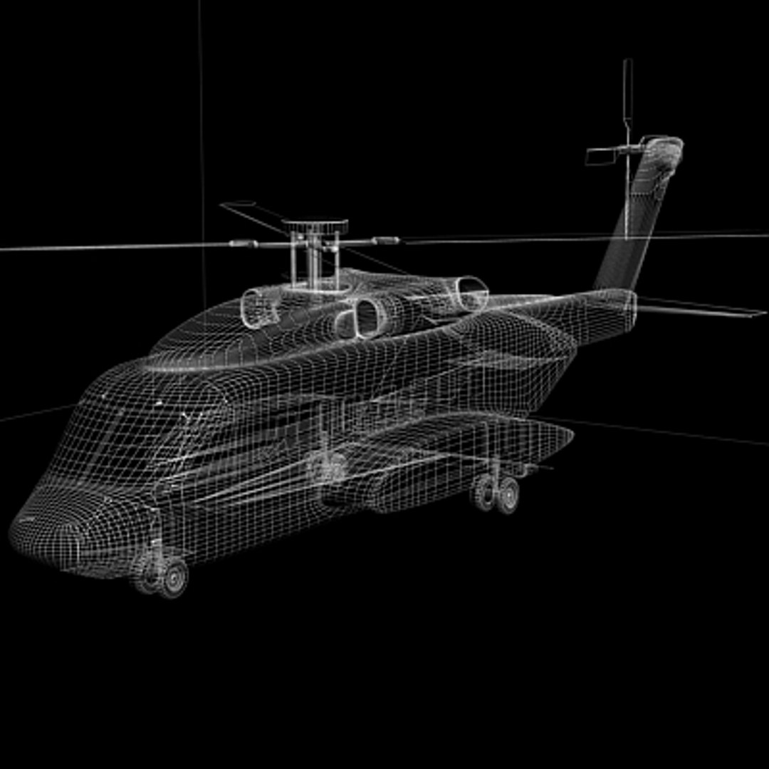 3ds Sikorsky S-92 Helicopter