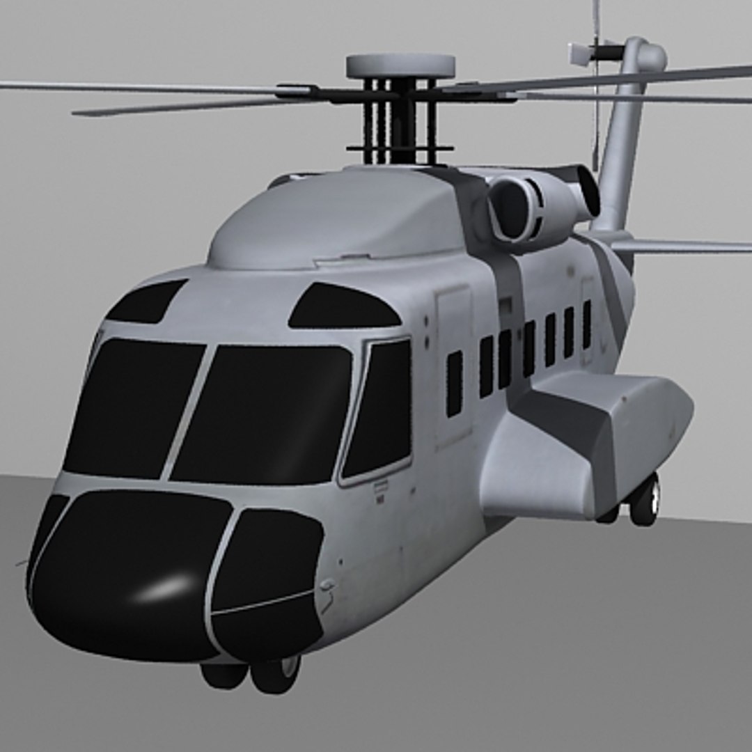 3ds Sikorsky S-92 Helicopter