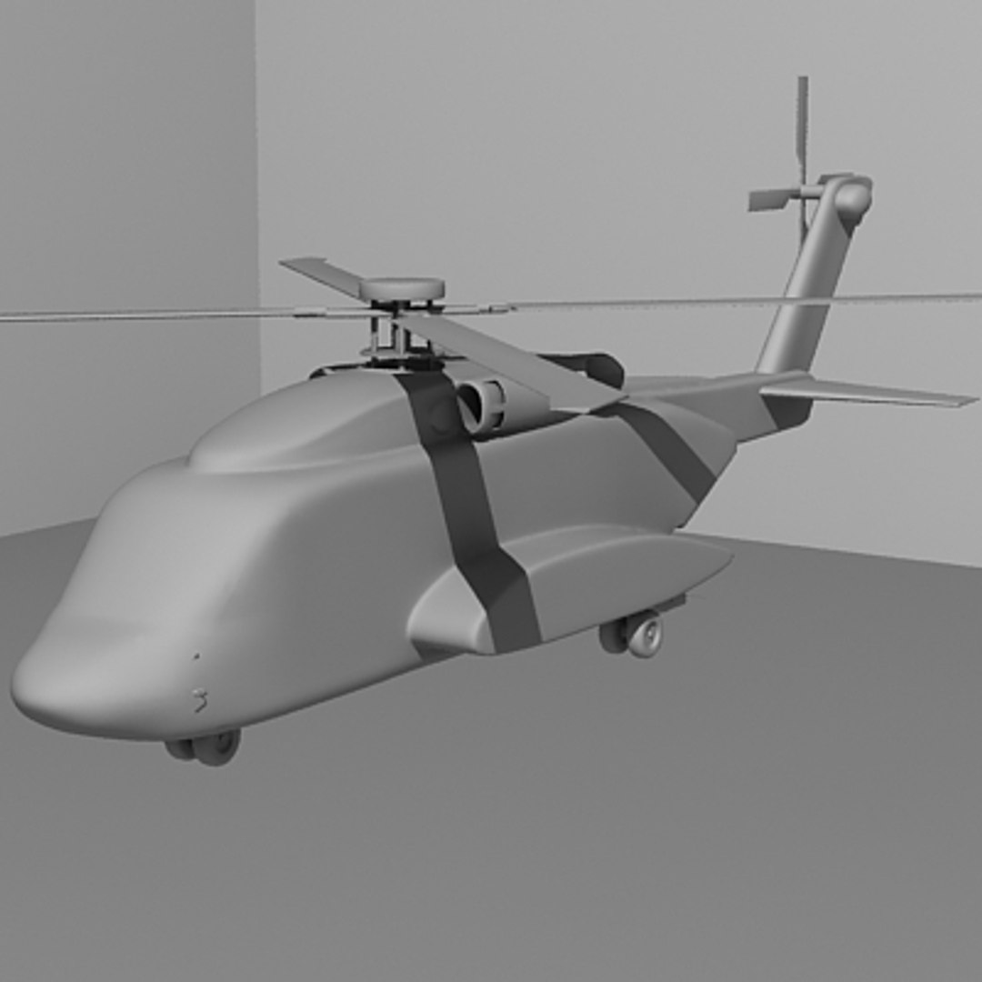 3ds Sikorsky S-92 Helicopter