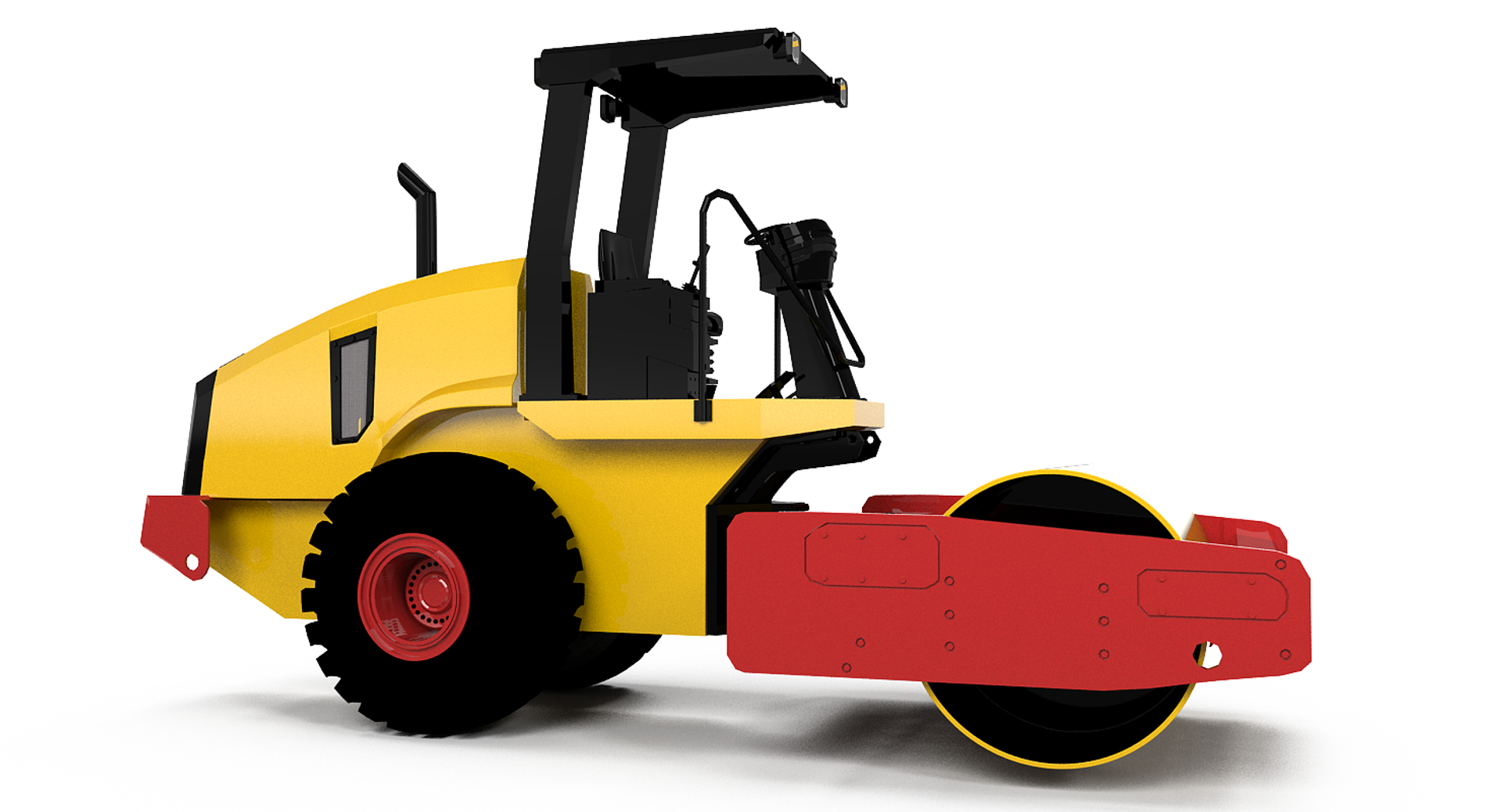 3ds max road roller
