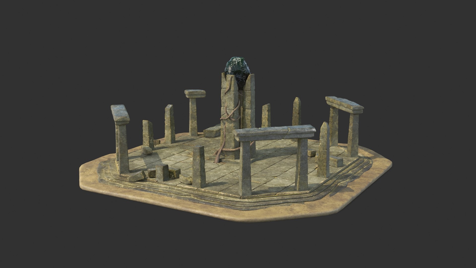 3D Temple Model - TurboSquid 2030154