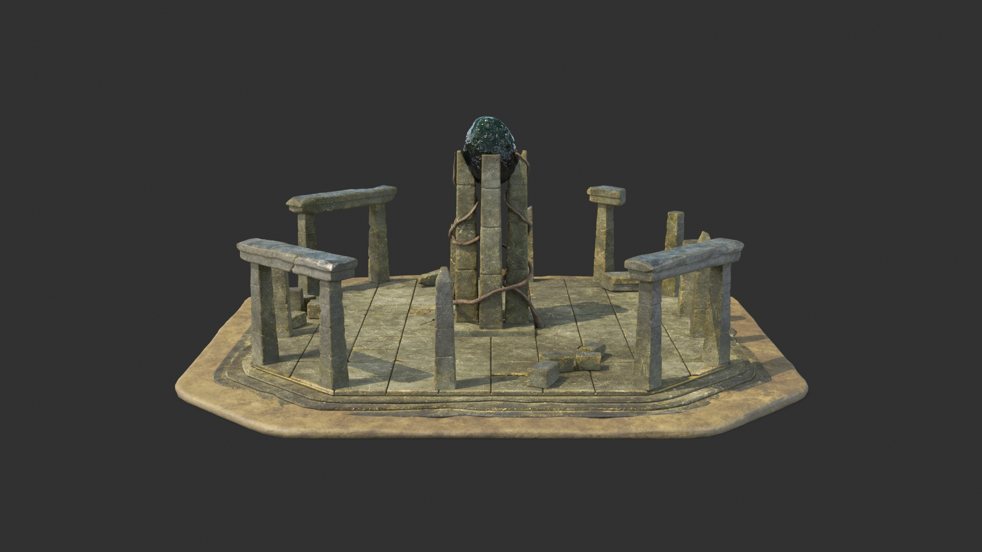 3D Temple Model - TurboSquid 2030154