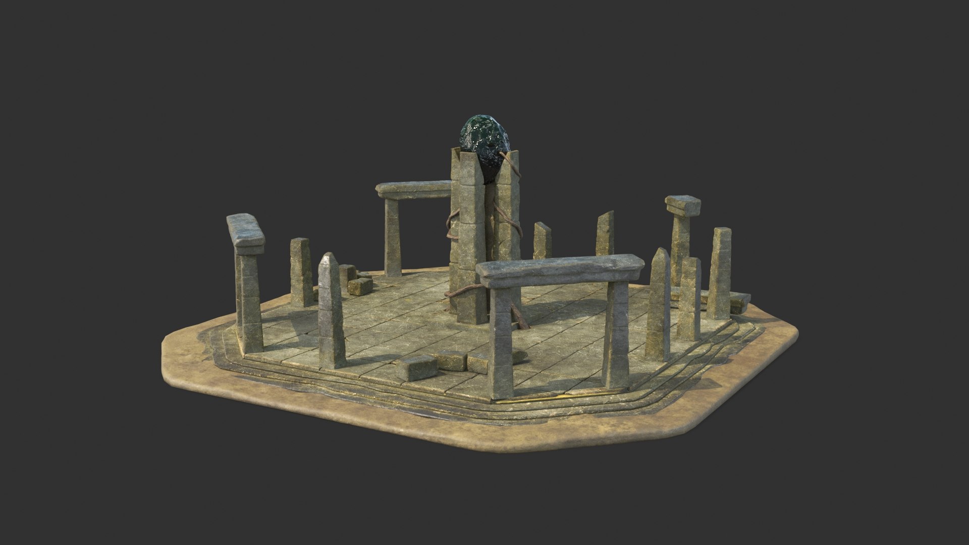 3D Temple Model - TurboSquid 2030154
