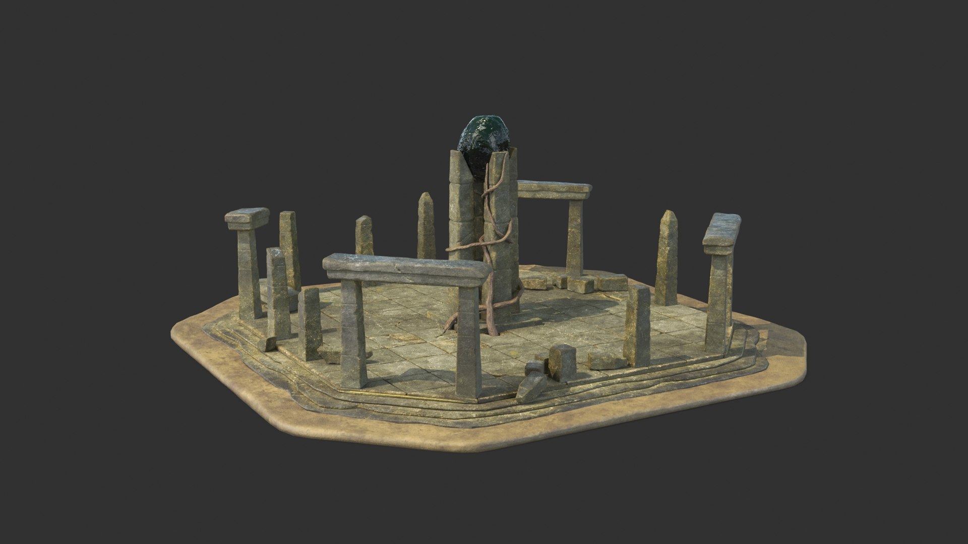 3D Temple Model - TurboSquid 2030154