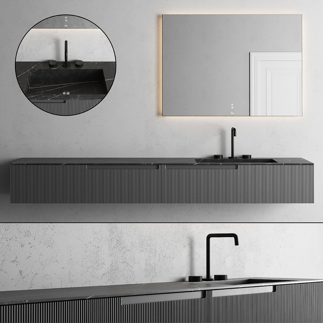 Synergy Vanity Unit Mirror 3D Model - TurboSquid 1622202