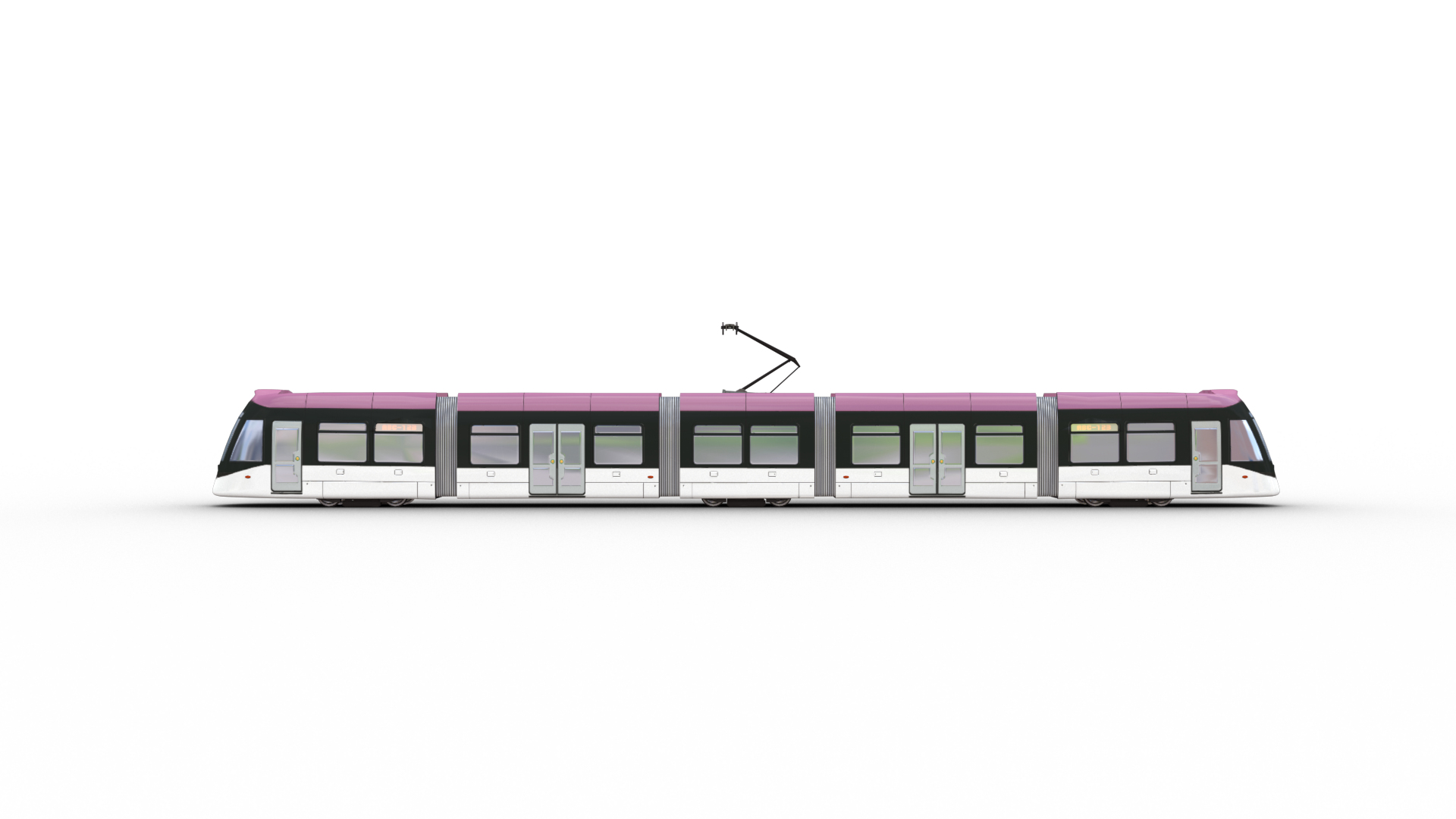 Low Poly Tram 15 Model - TurboSquid 1891325