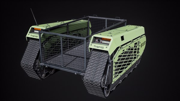 modelo 3d THeMIS Cargo CASEVAC Robot militar PBR - TurboSquid 2148627