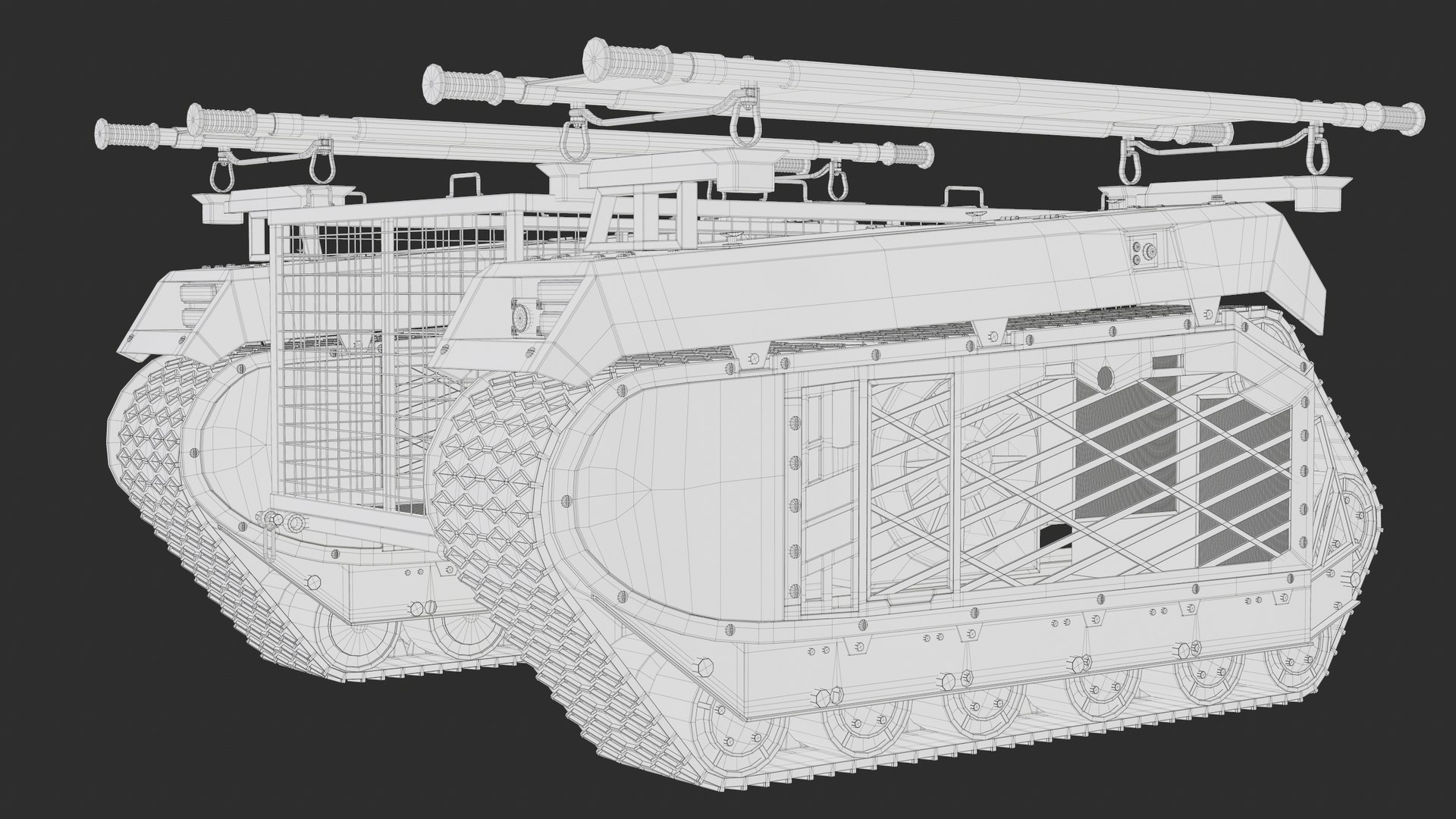 3D THeMIS Cargo CASEVAC Military Robot PBR model - TurboSquid 2148627