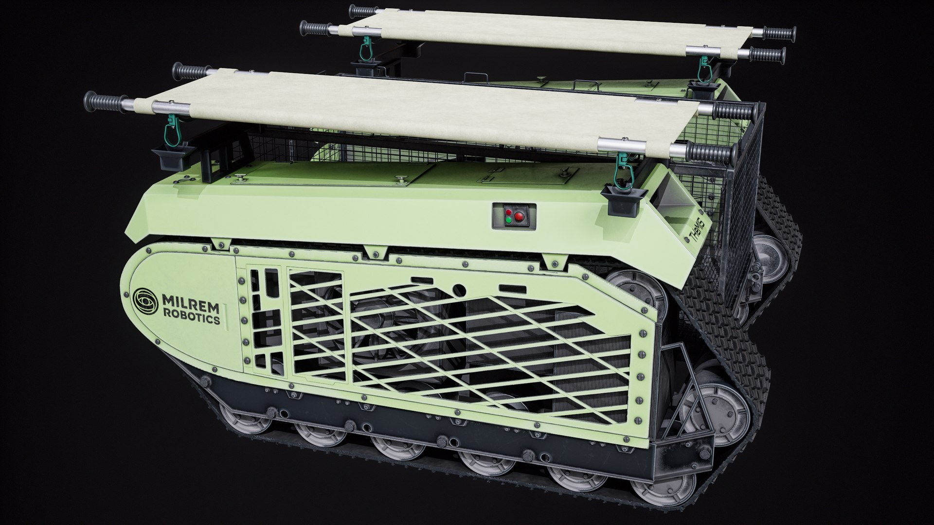 3D THeMIS Cargo CASEVAC Military Robot PBR Model - TurboSquid 2148627