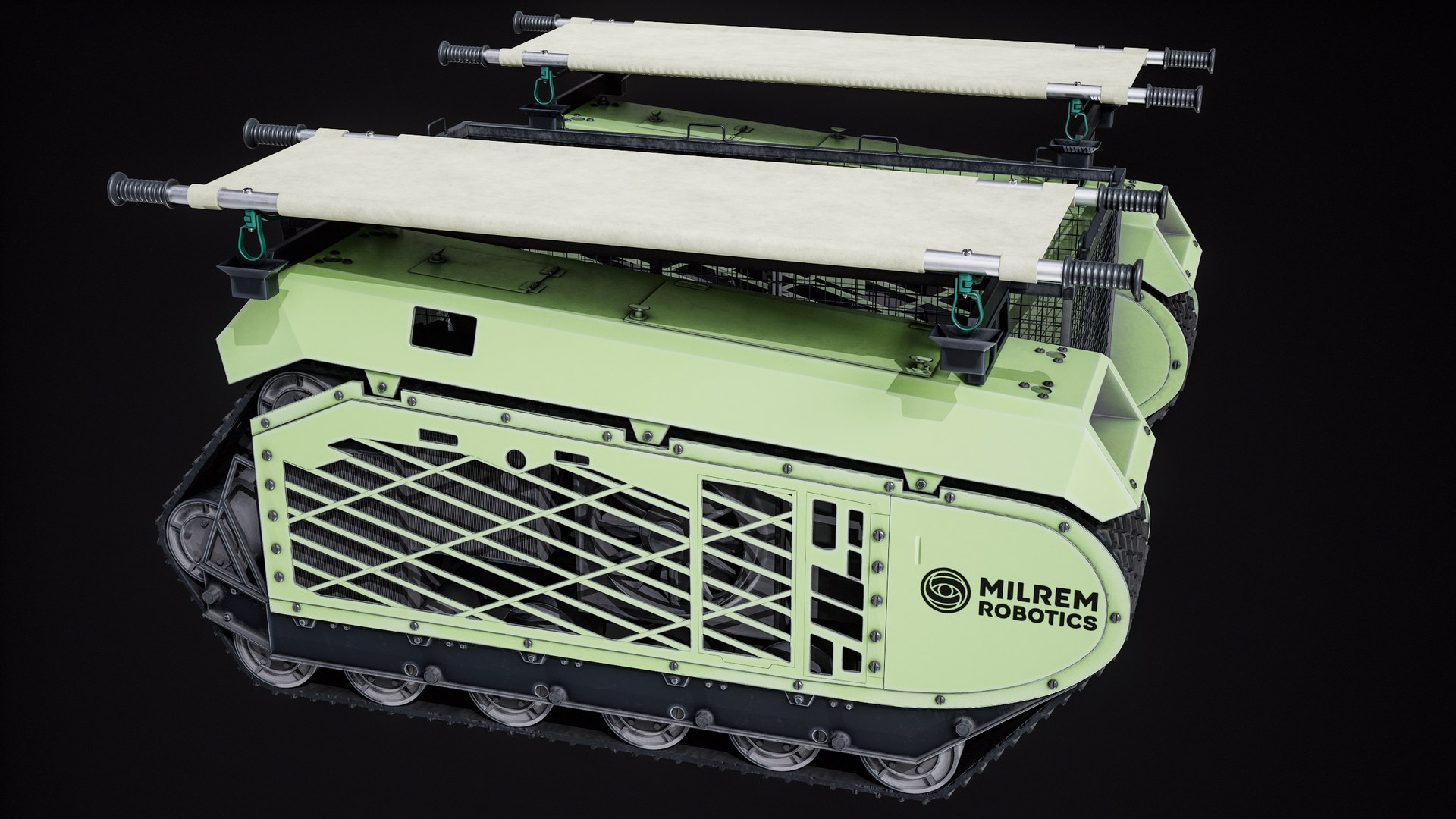 3D THeMIS Cargo CASEVAC Military Robot PBR model - TurboSquid 2148627