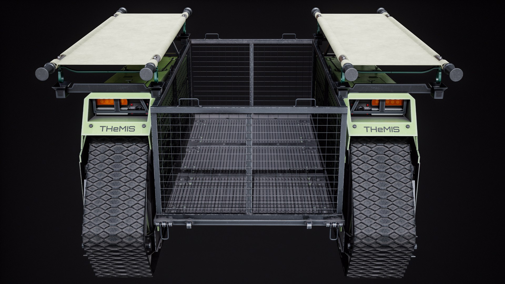 3D THeMIS Cargo CASEVAC Military Robot PBR Model - TurboSquid 2148627