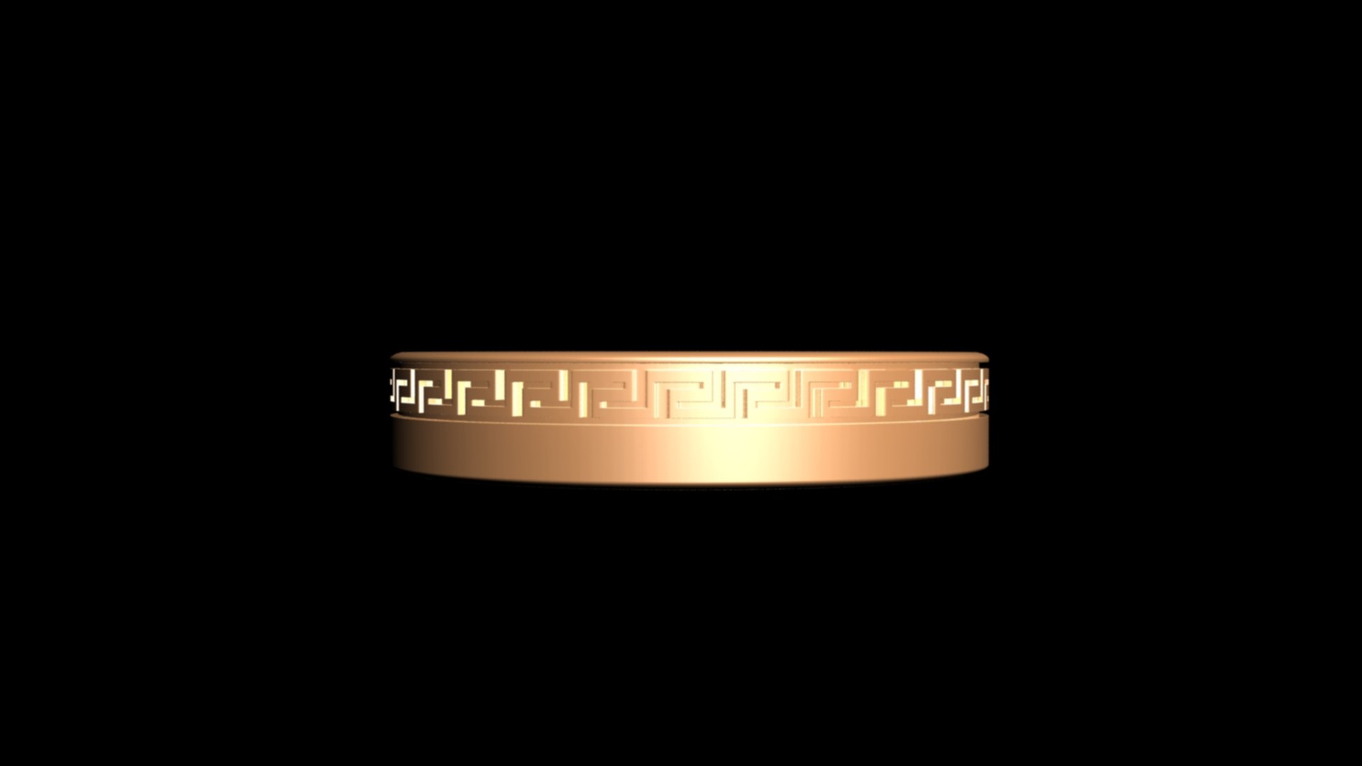 Fashion Gold Ring 3D Model - TurboSquid 2050633