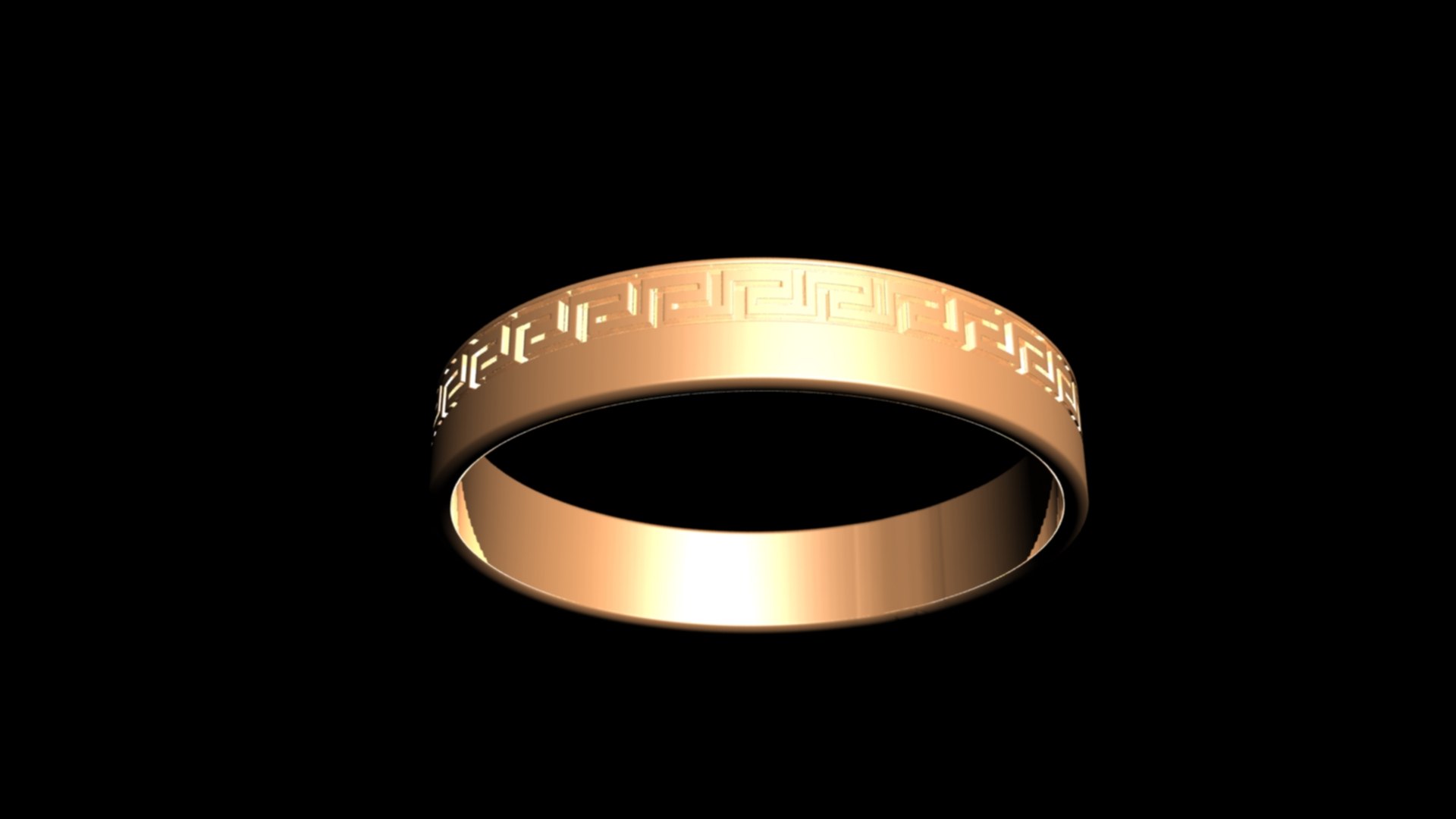 Fashion Gold Ring 3D Model - TurboSquid 2050633