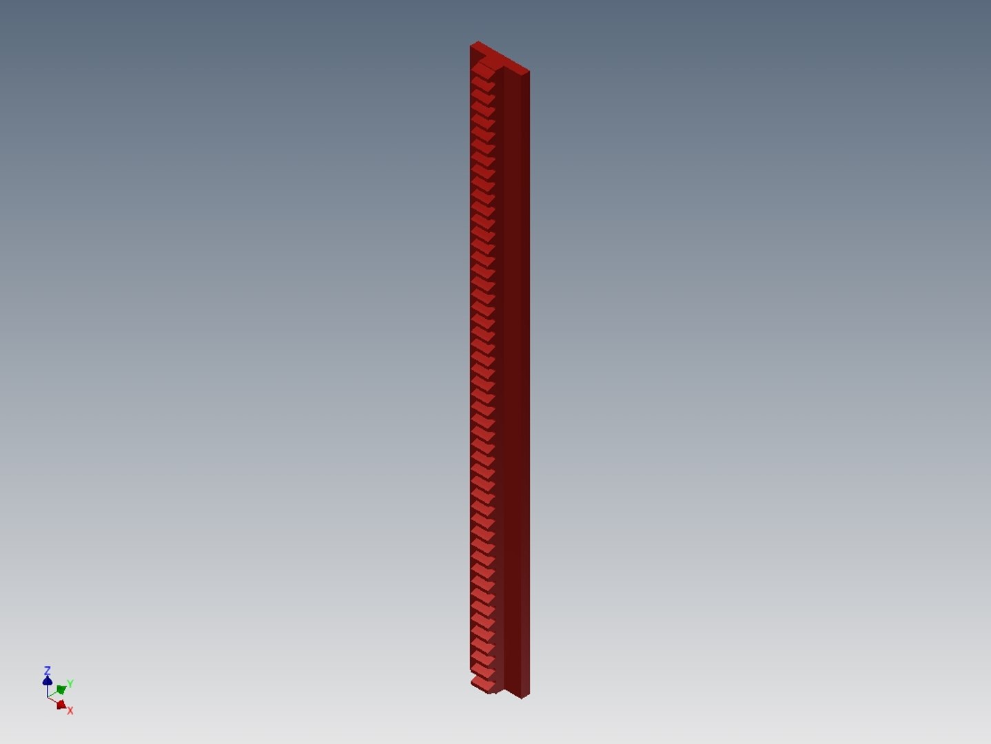 3d Rack Set Module 1mm Model